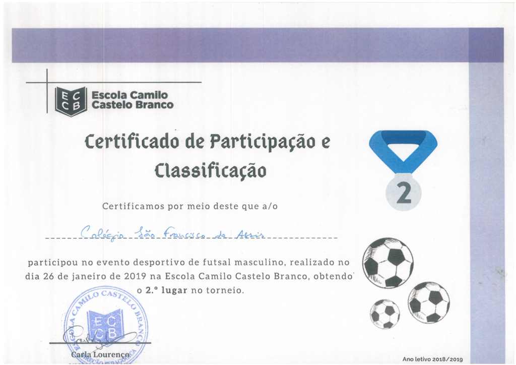 CSFA - Seleções de futebol com boa prestação - Colégio S. Francisco de ...