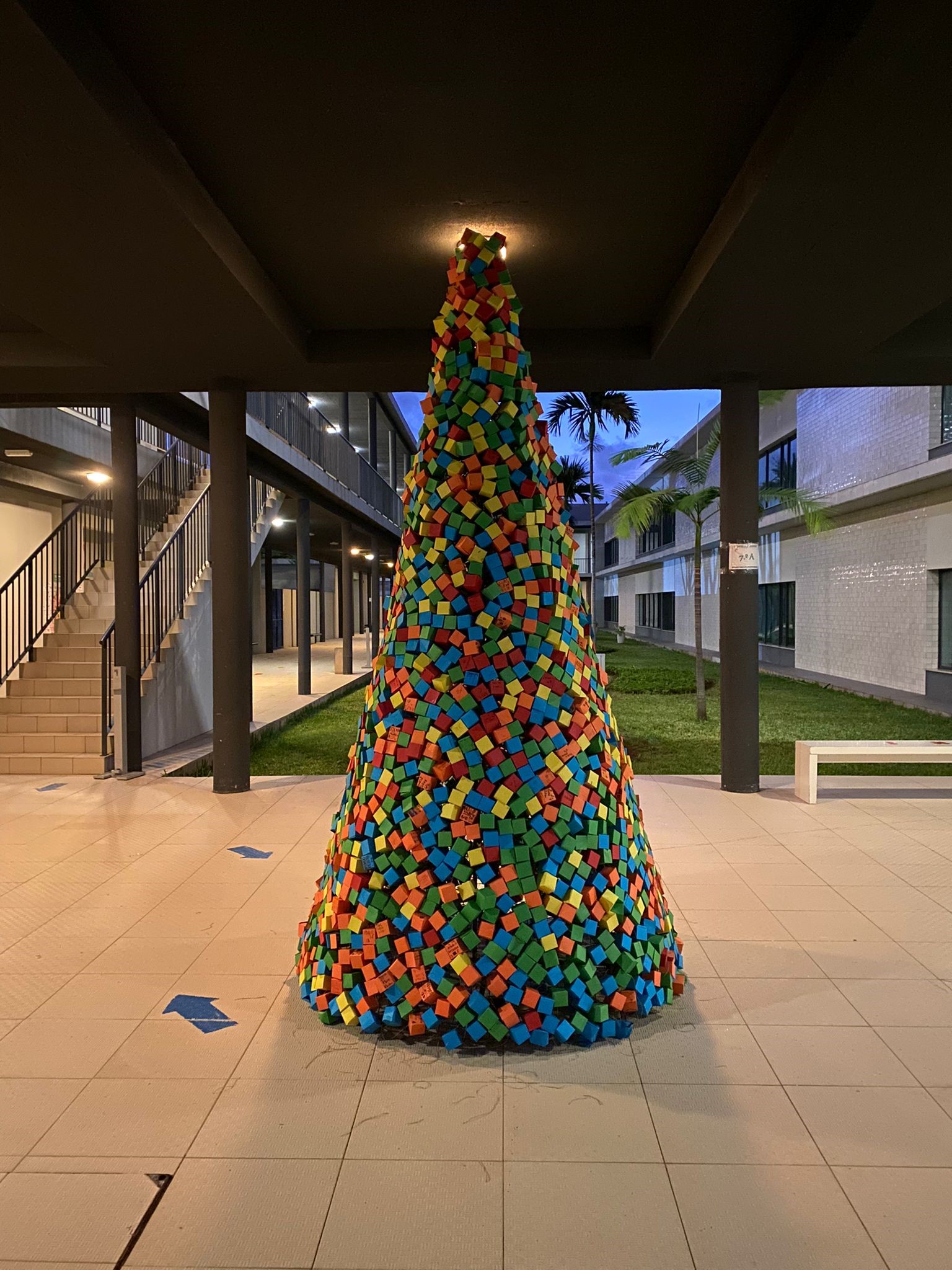 Árvore de Natal do CSFA - Colégio S. Francisco de Assis Luanda Sul